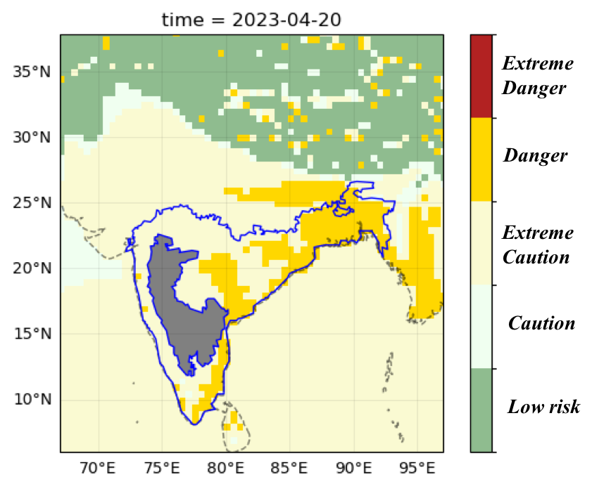 Extreme humid heat in South Asia in April 2023, largely driven by ...