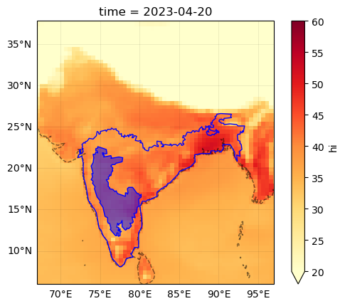 Extreme humid heat in South Asia in April 2023, largely driven by ...