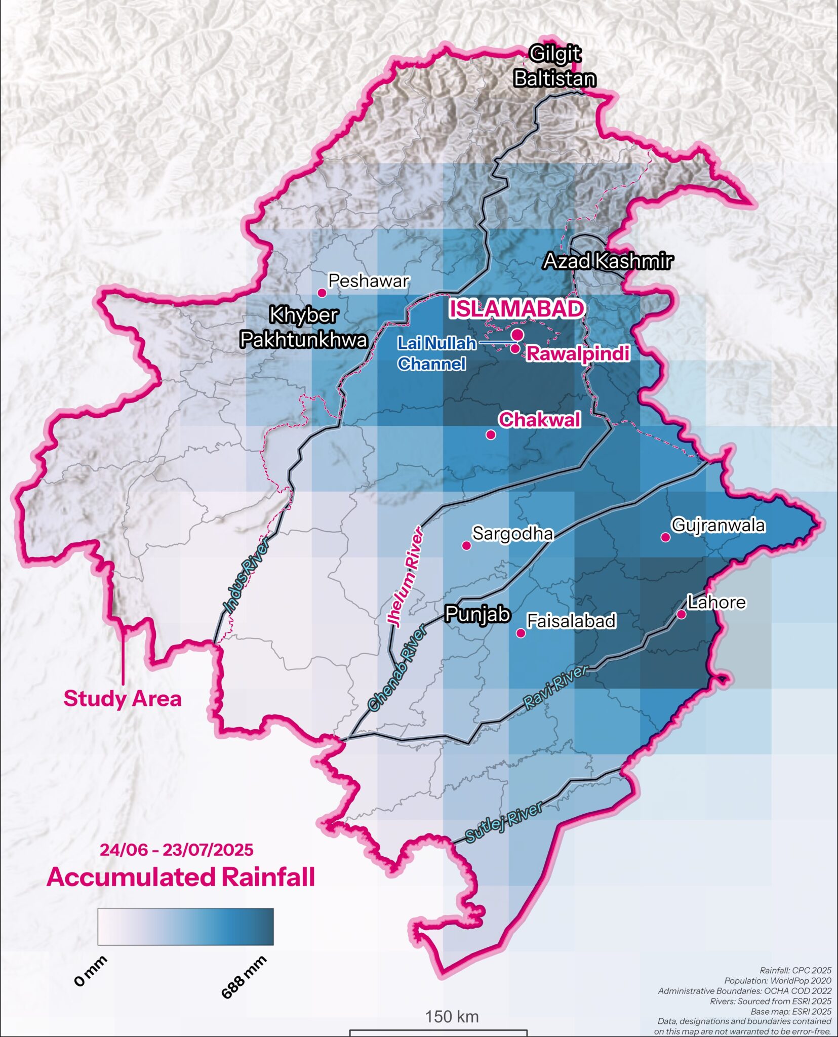 Climate change intensified heavy monsoon rain in Pakistan, exacerbating ...